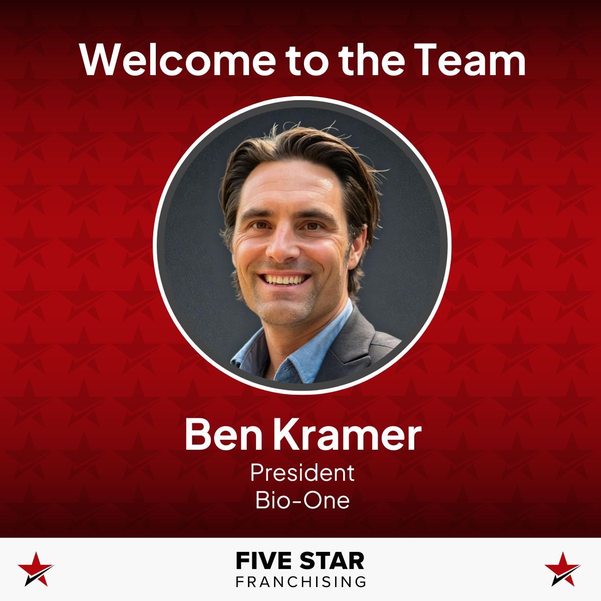 Five Star Franchising names Ben Kramer as Brand President of Bio-One